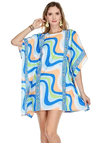 Wavy Border Caftan – Monkee's of Houston